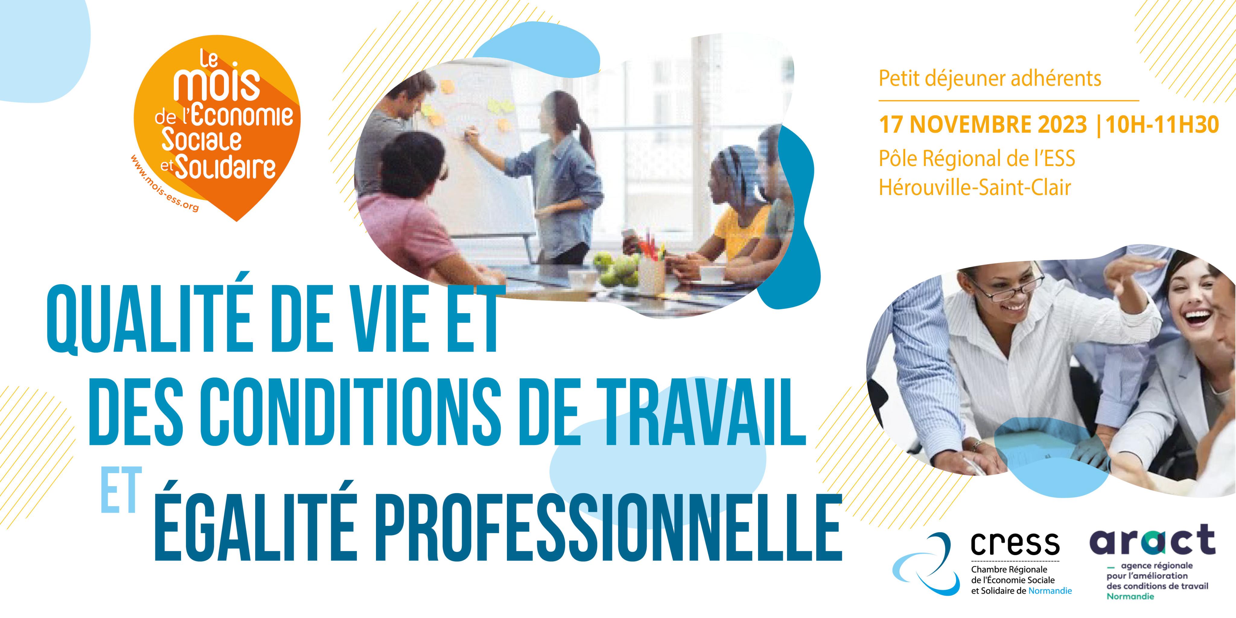 Petit déjeuner adhérents « Qualité de Vie et des Conditions de Travail et Égalité ...